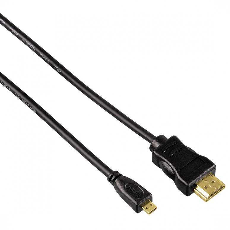 Hama Hdmi Cable Type A Type D 05m Foto Erhardt