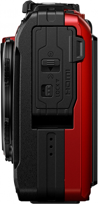 Olympus Tough TG-7 red + LG-1 LED attachment - Foto Erhardt