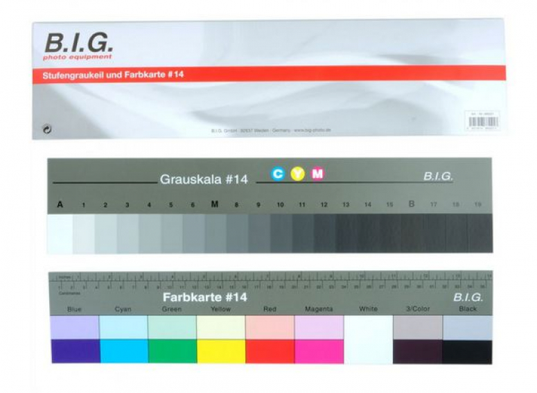 B.I.G. Stufengraukeil und Farbkarte #13 - Foto Erhardt