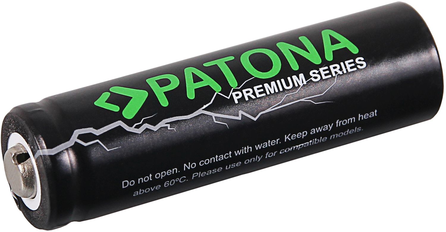 PATONA Premium 14500 ICR14500 cell Li-Ion battery 3.7V 800mAh - Foto ...