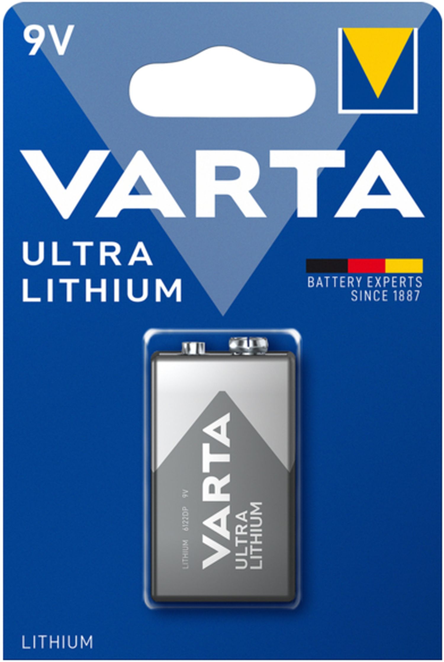 Varta Professional lithium E-block battery 9V block - Foto Erhardt