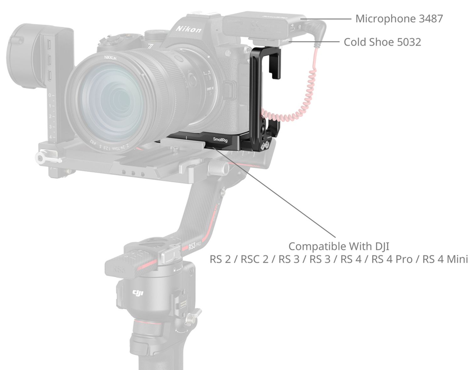 SmallRig 5256 Plaque de montage en L pour Nikon Z5II - Foto Erhardt
