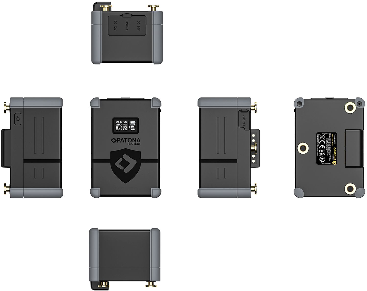 Patona PROTECT Gold Mount G99-PD100 99Wh USB-C - Foto Erhardt