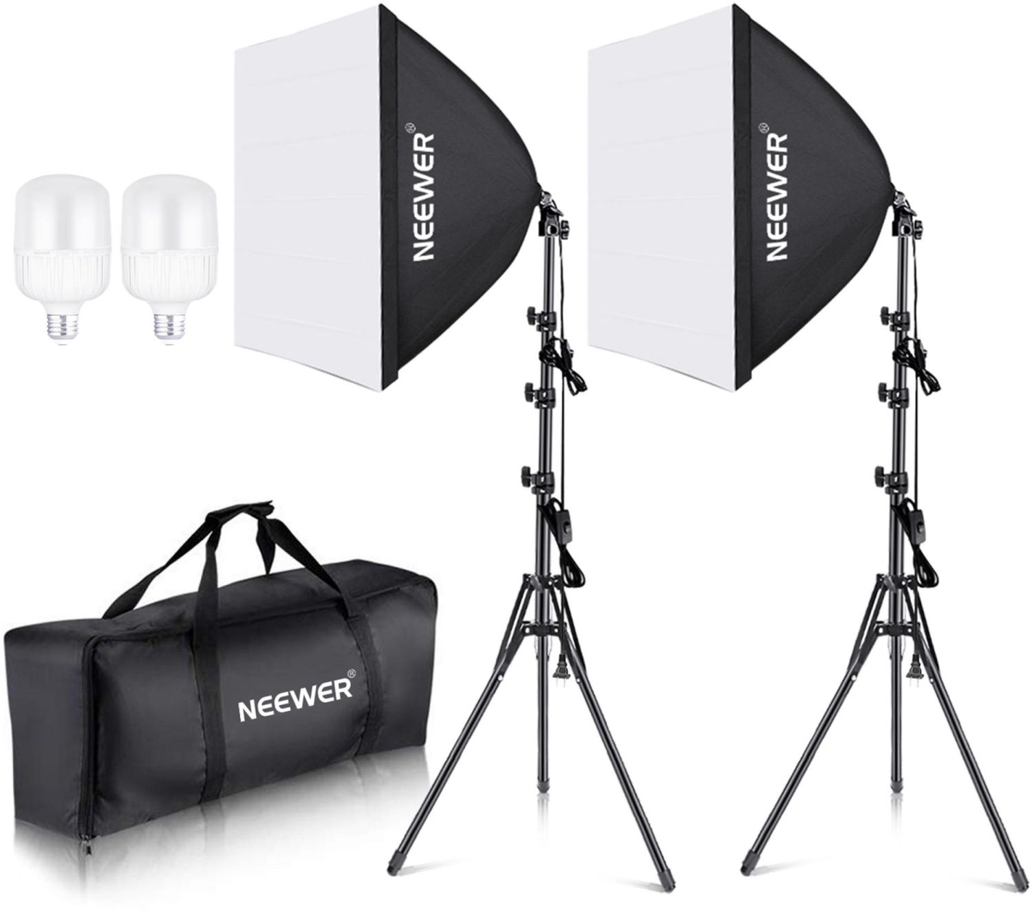 NEEWER NK200 2x 35 Watt LED Softbox Set avec trépied - Foto Erhardt