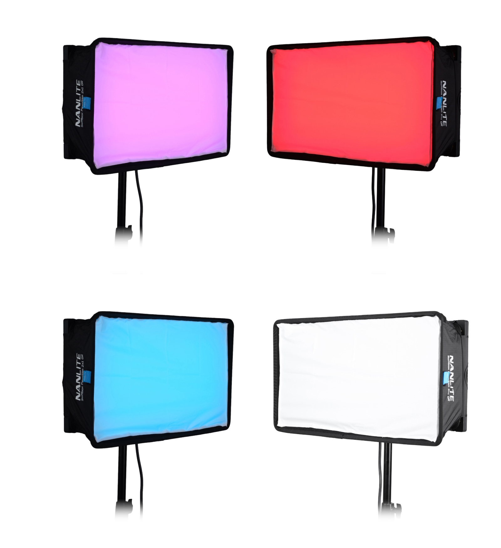 NANLITE PavoSlim 120C Luminaire de surface multifonctionnel Full-Color ...