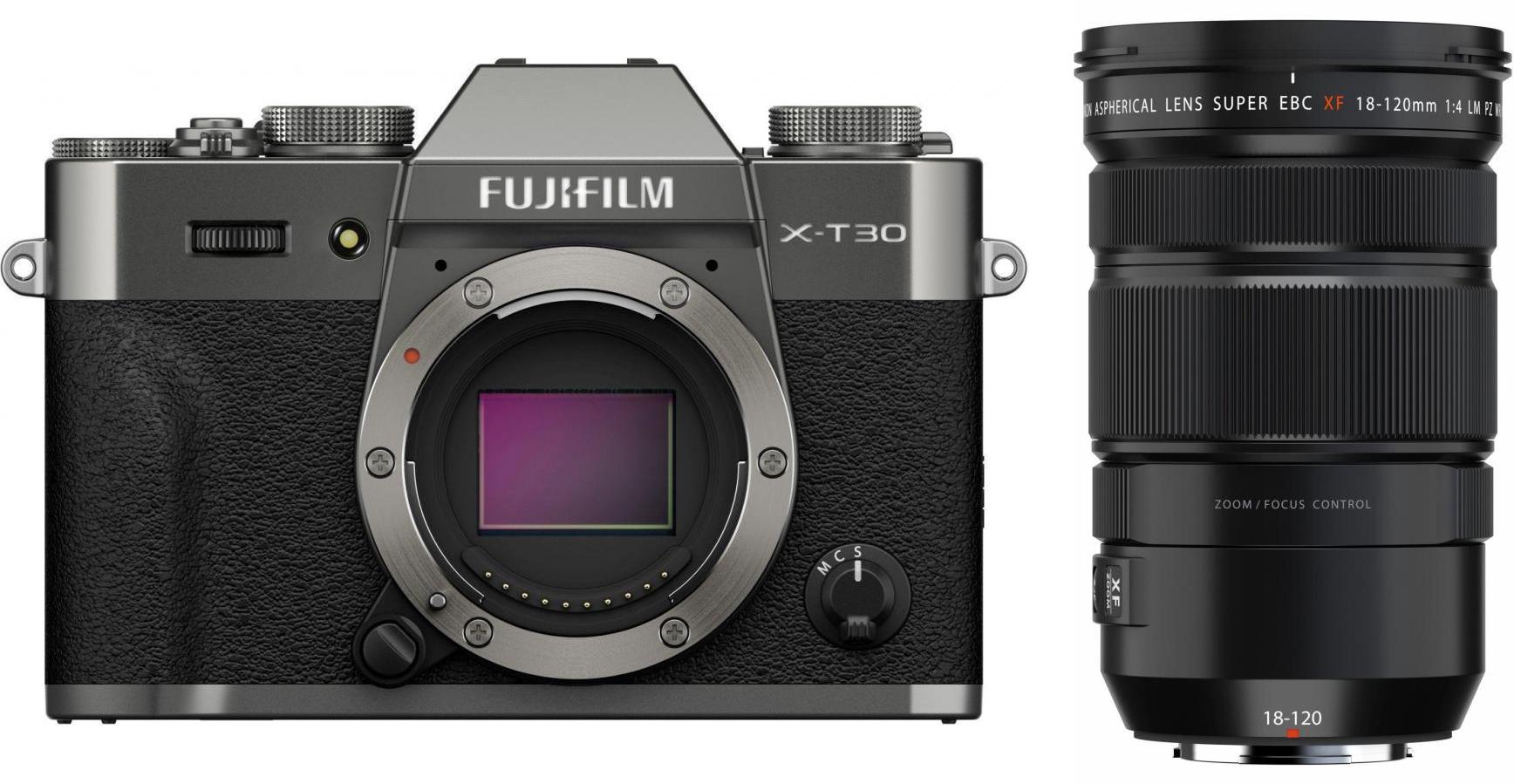 Fujifilm X-T30 III Anthracite + XF 18-120mm f4 LM PZ WR - Foto Erhardt