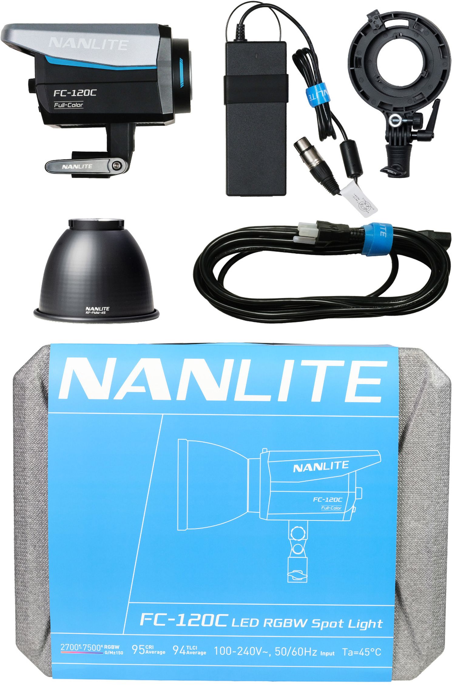 NANLITE FC-120C Full-Color Reportage- und Studio-Scheinwerfer - Foto ...