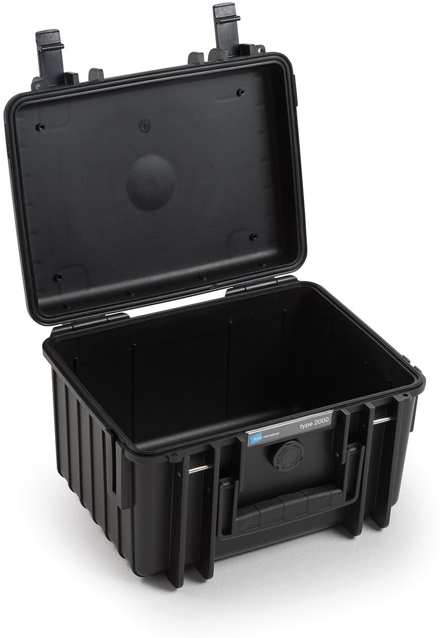 B&W Case Type 2000 RPD black with compartment division - Foto Erhardt