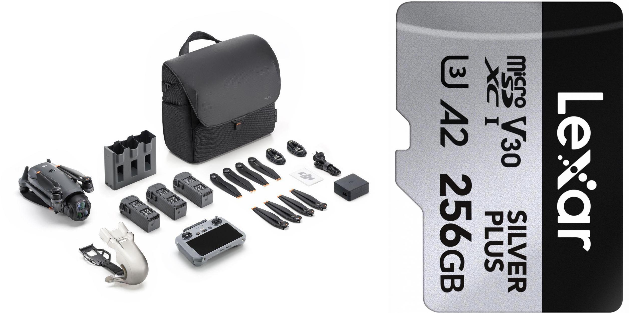 DJI Mavic 4 Pro Fly More Combo + Lexar Silver Plus microSDXC 256GB ...