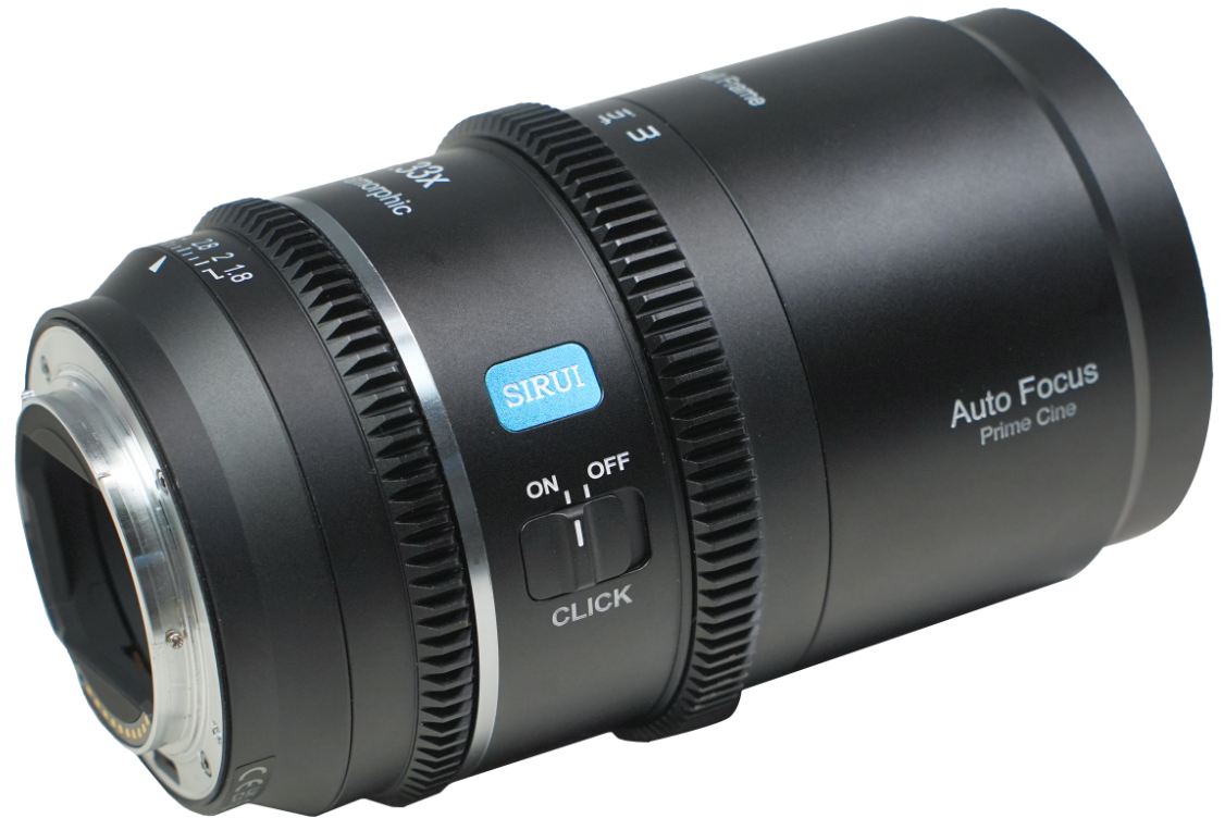 SIRUI Astra 75mm T1.8 1.33x Full Frame Z Mount NF - Foto Erhardt