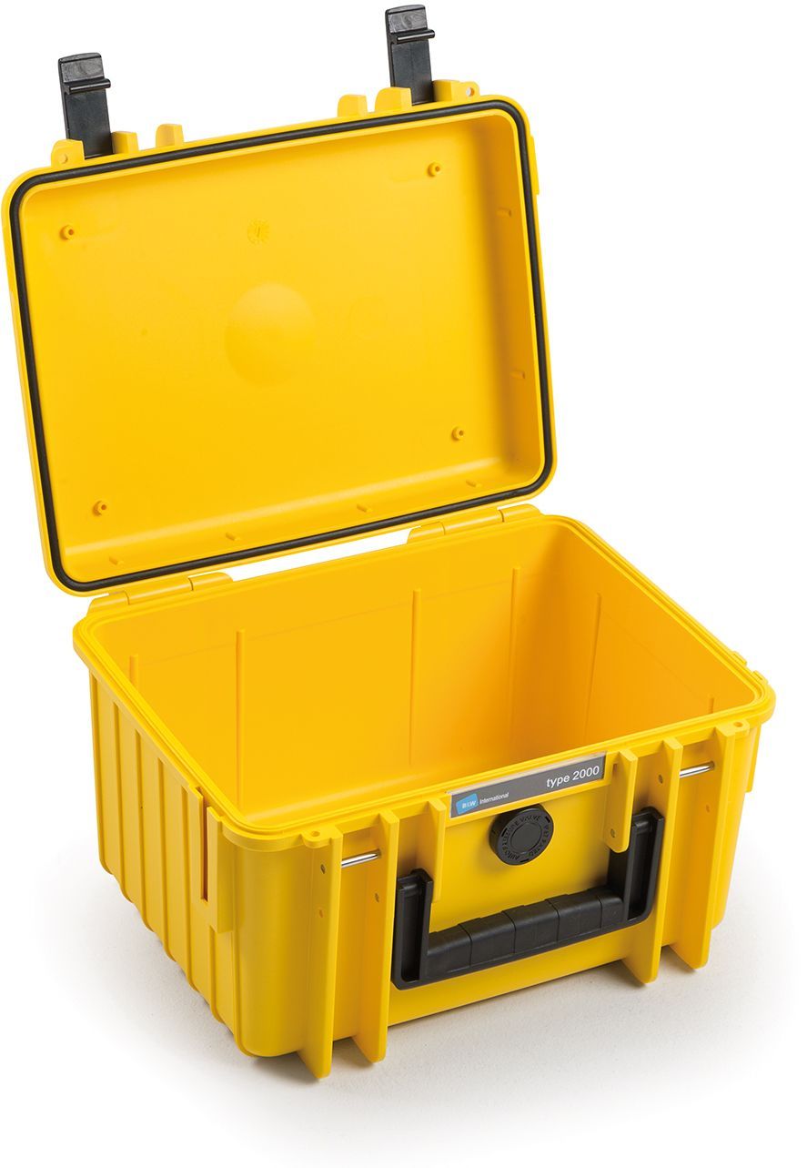 B&W Case Type 2000 RPD yellow with compartment division - Foto Erhardt