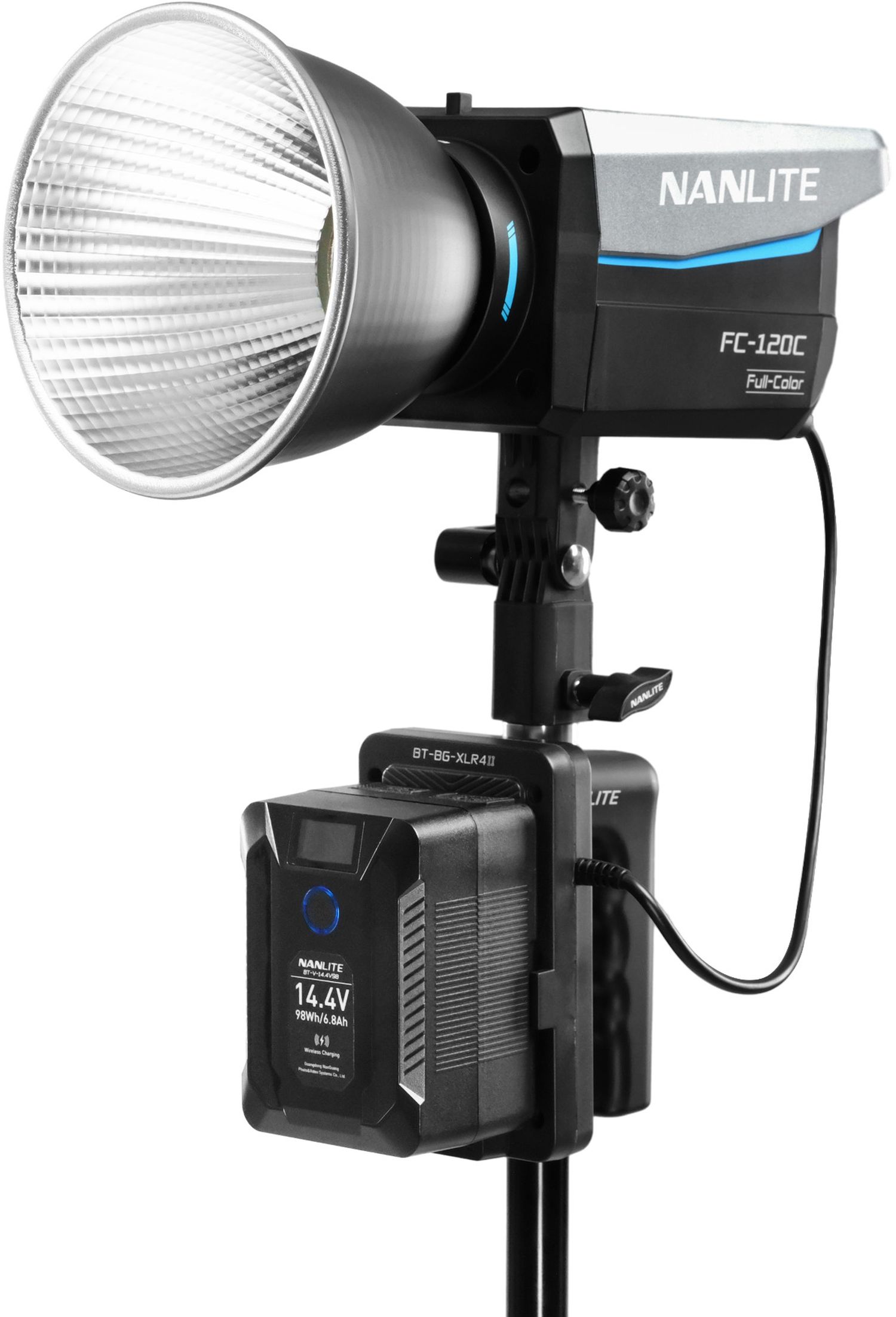 NANLITE FC-120C full-color reportage and studio spotlight - Foto Erhardt