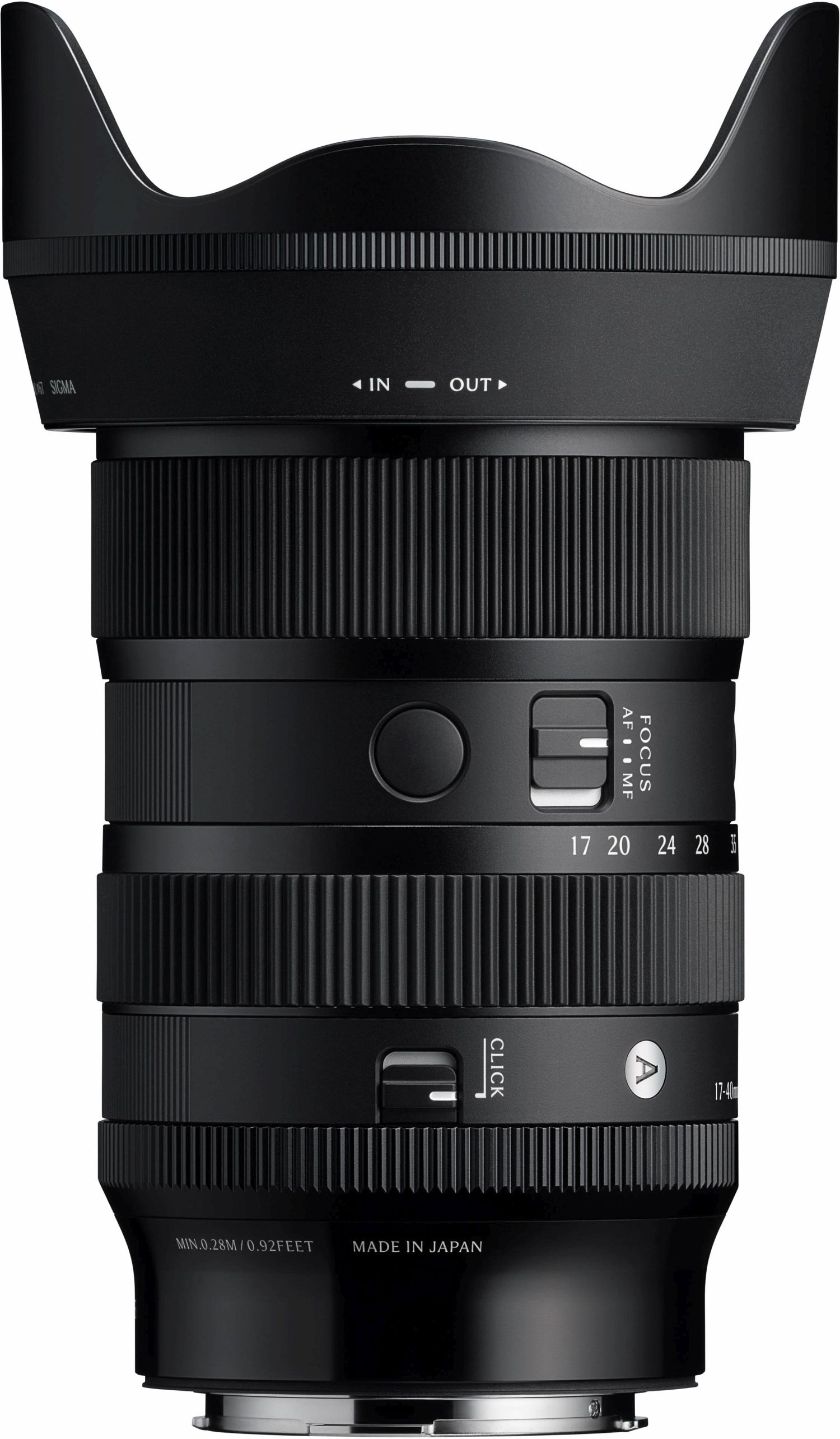 F1.8 Zoom Lens Sigma 17-40mm F1.8 DC Lens - Wide Aperture Zoom For DSLR ...