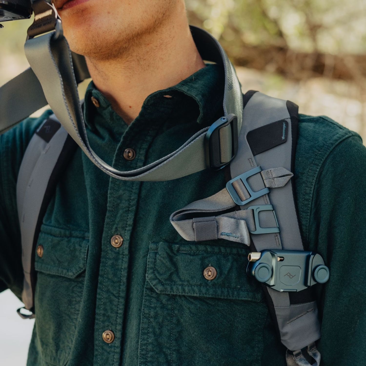 Peak Design Capture Clip v3 incl. Standard Plate Ocean - Foto Erhardt