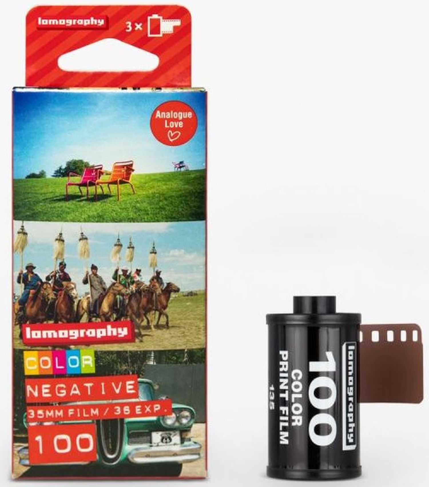Technical Specs Lomography Color Negatives 35mm ISO 100 Pack of 3 Foto Erhardt
