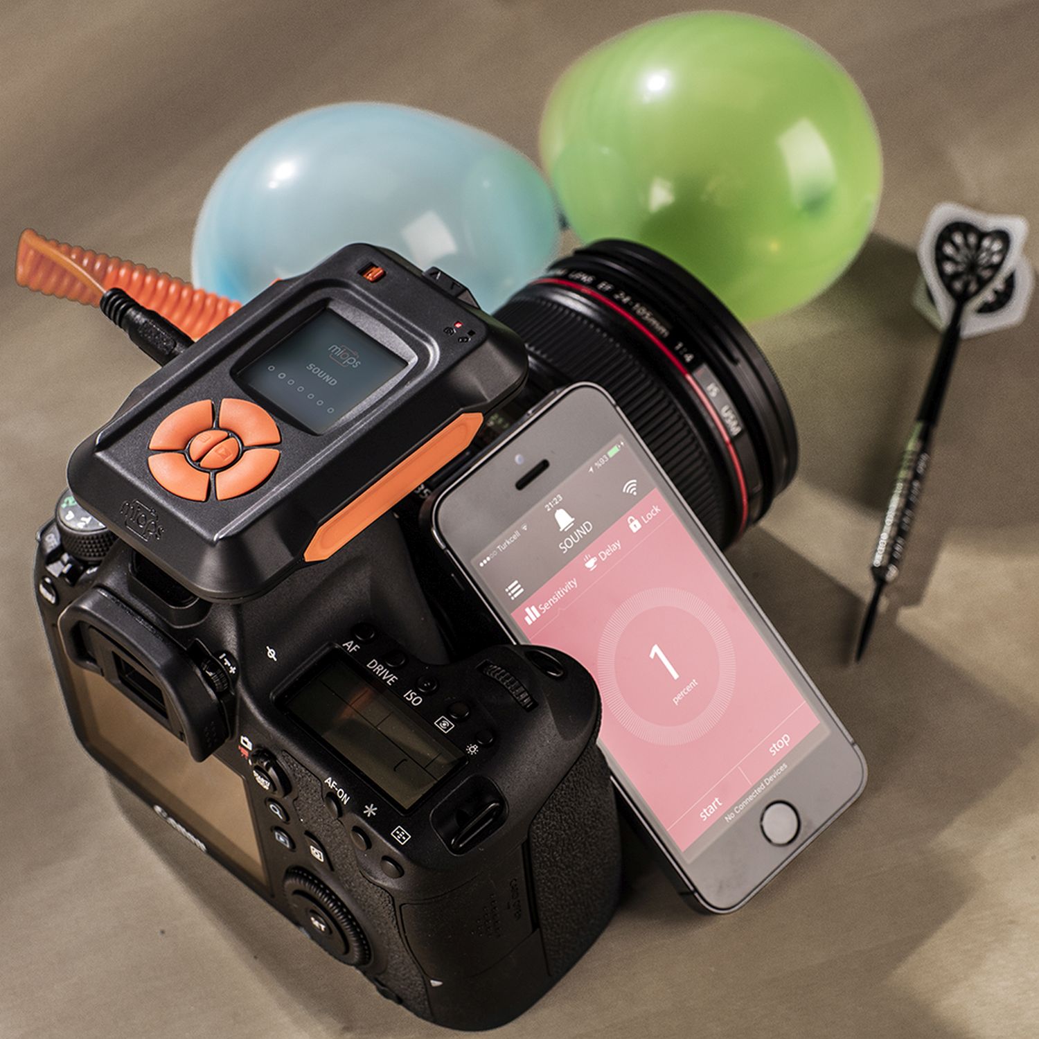 Miops Smart+ trigger with Canon C2 cable - Foto Erhardt