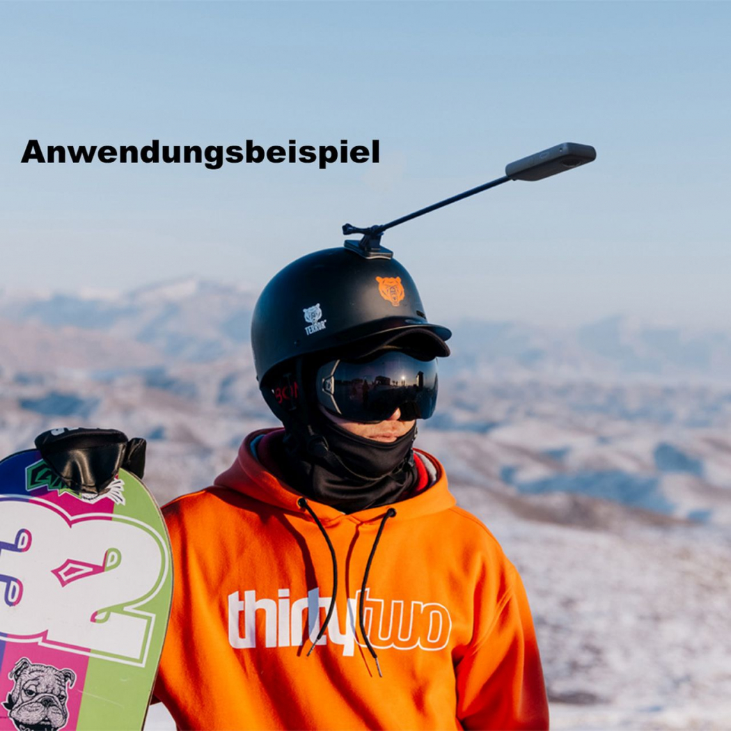 INSTA360 Unicorn Helmhalterung Kohlefaser Foto Erhardt INSTA360 Unicorn Helmhalterung Kohlefaser Foto Erhardt