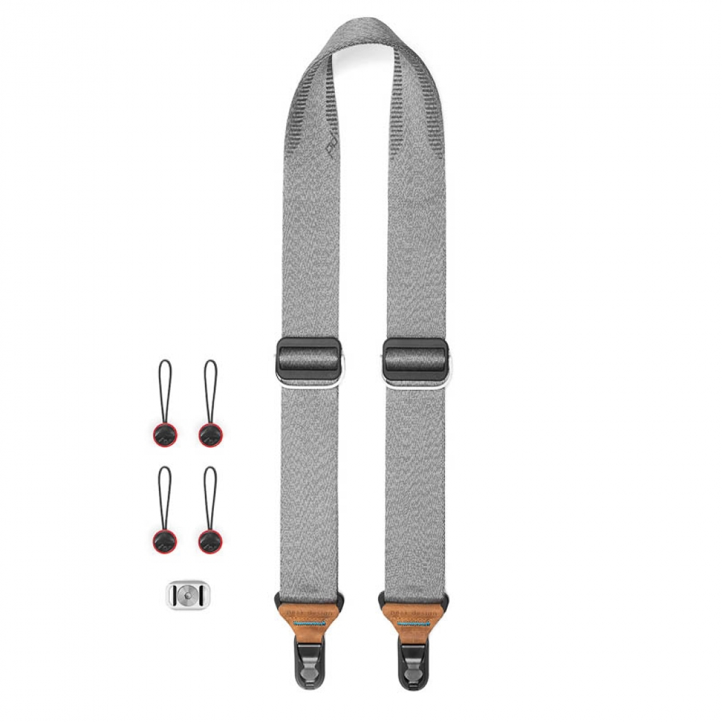 Peak Design Slide Ash Light Gray Camera Strap For Medium And
