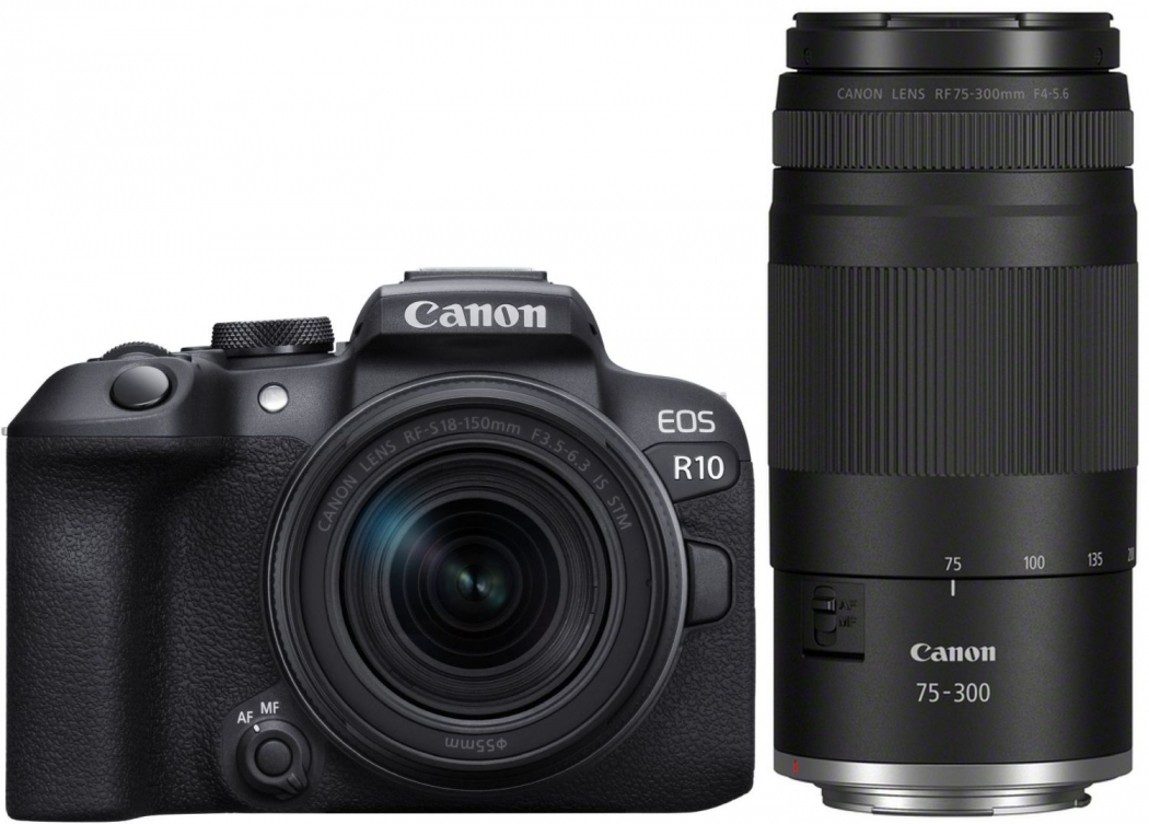 Canon EOS R10 + RF-S 18-150mm f3,5-6,3 + RF75-300mm f4-5,6 - Foto Erhardt
