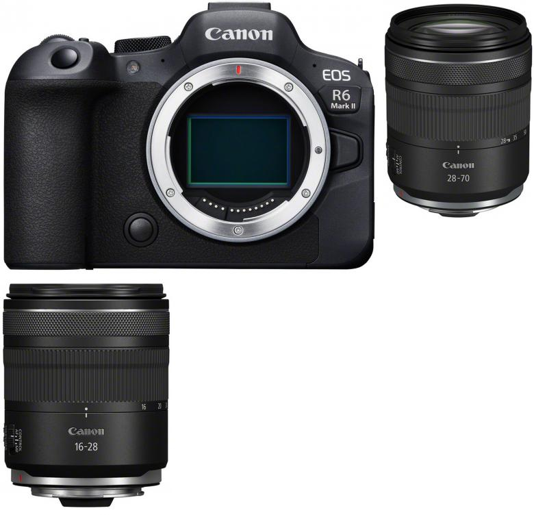 Canon EOS R6 II + RF 16-28mm f2.8 IS STM + RF 28-70mm f2.8 IS STM ...