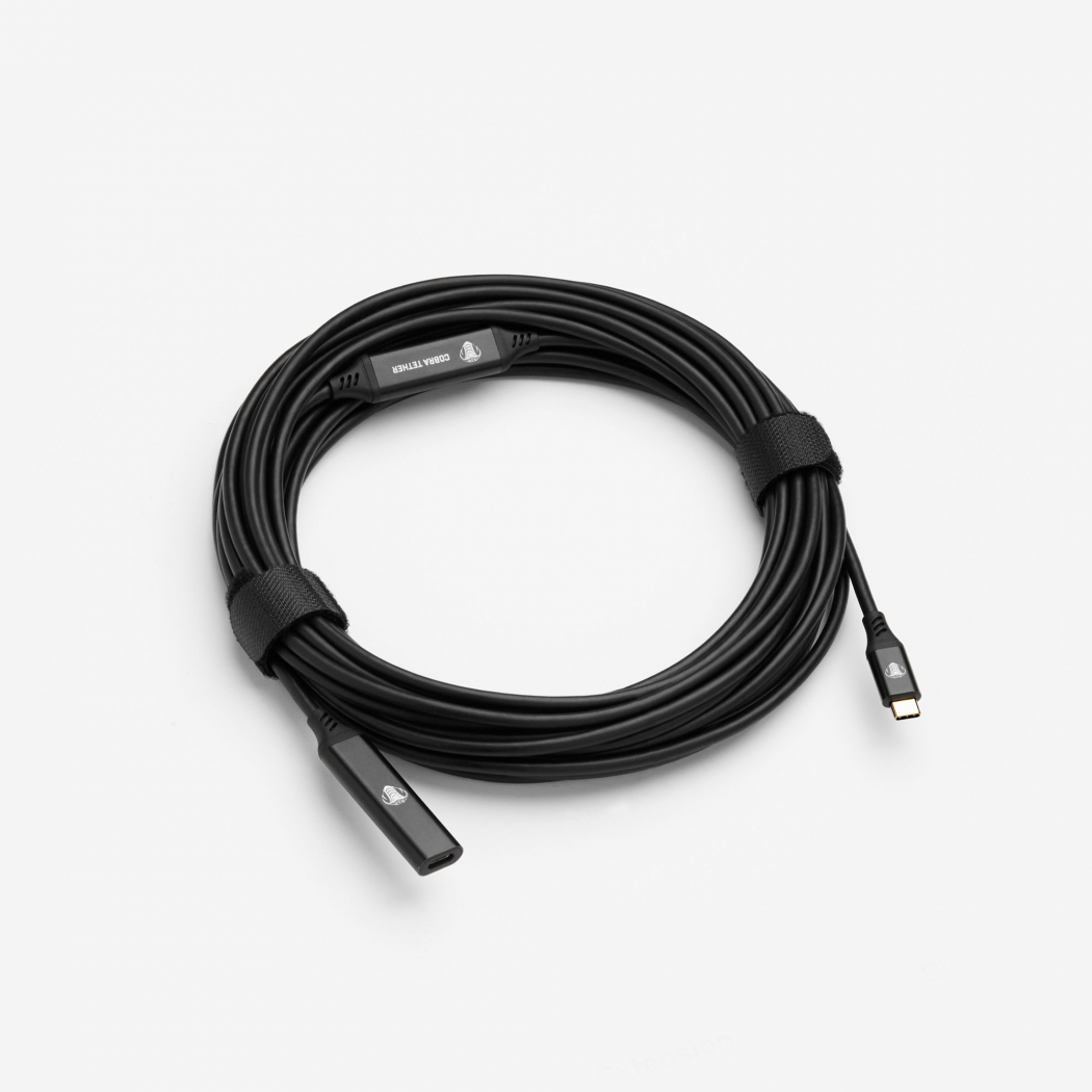CobraTether USB-C extension cable 10m black - Foto Erhardt