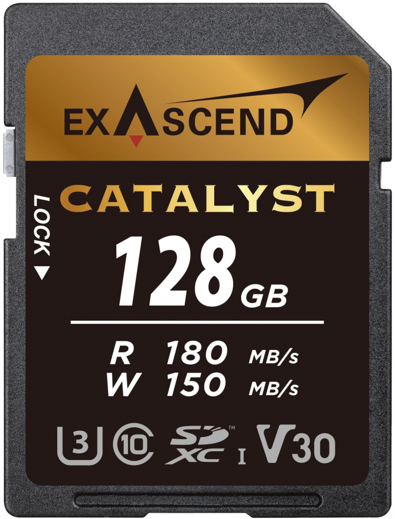 Exascend Catalyst 128GB 180MB/S V30 UHS I - Foto Erhardt