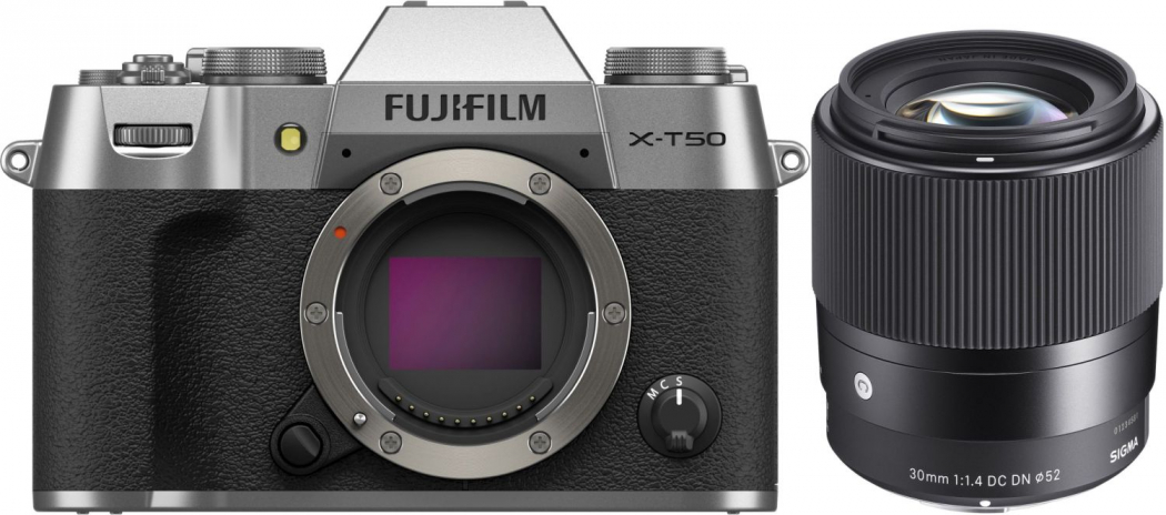 Fujifilm X-T50 silver + Sigma 30mm f1.4 DC DN (C) - Foto Erhardt