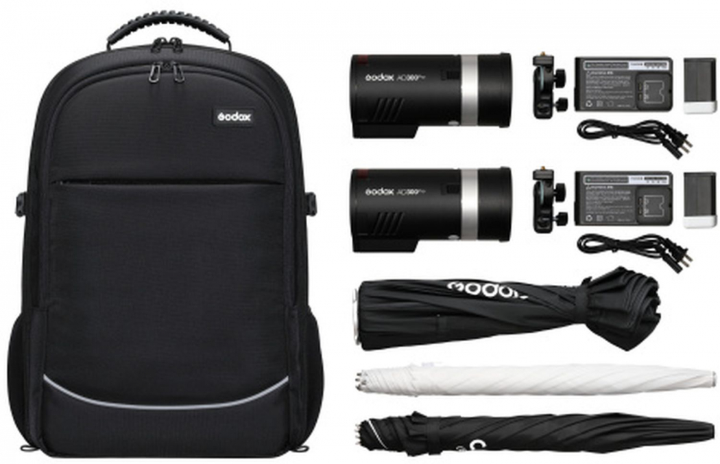 Godox AD 300Pro Kit - Kit double Flash Backpack - Foto Erhardt
