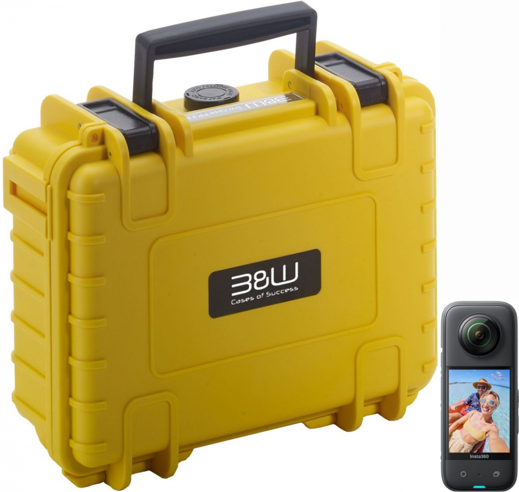 Technical Specs INSTA 360 X3 + B&W Case Type 500 Yellow - Foto Erhardt