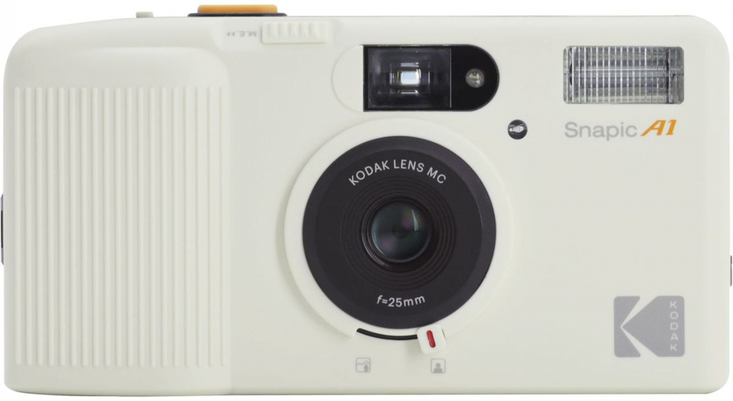 Kodak Snapic A1 35mm Film Camera Ivory White - Foto Erhardt