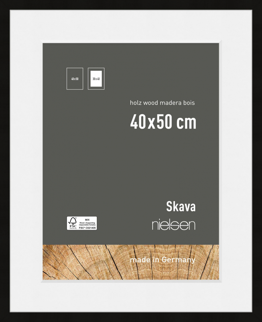 Nielsen Skava 6340100 40x50cm black - Foto Erhardt