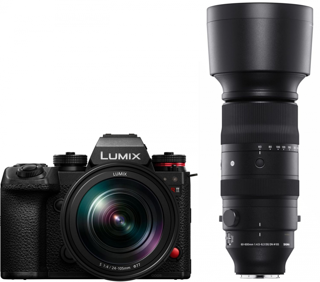 Panasonic Lumix DC-S1RII+S 24-105mm f4 + Sigma 60-600mm f4,5-6,3 L-Mo ...