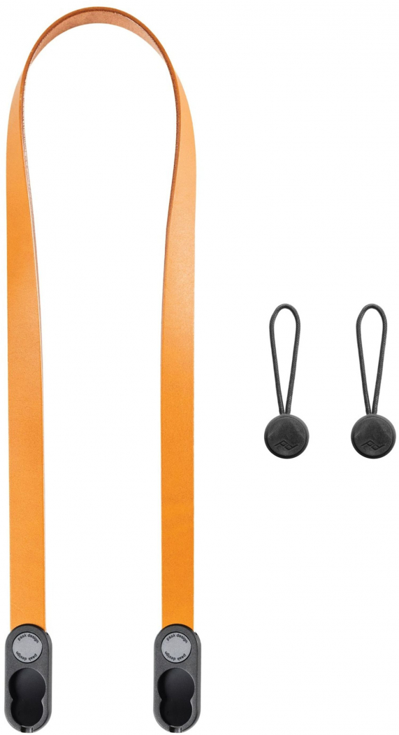 Peak Design Form Leather Camera Strap Neck Amber - Foto Erhardt