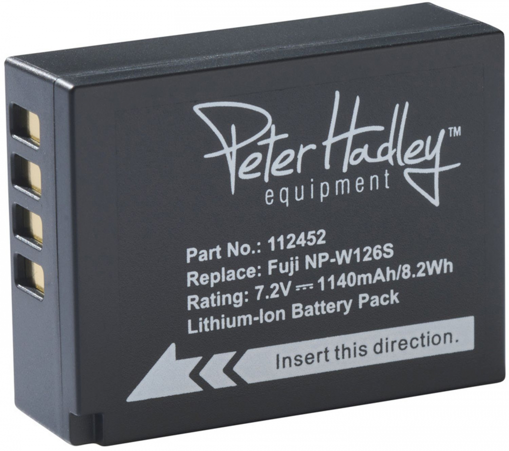 Peter Hadley NP-W126S battery - Foto Erhardt