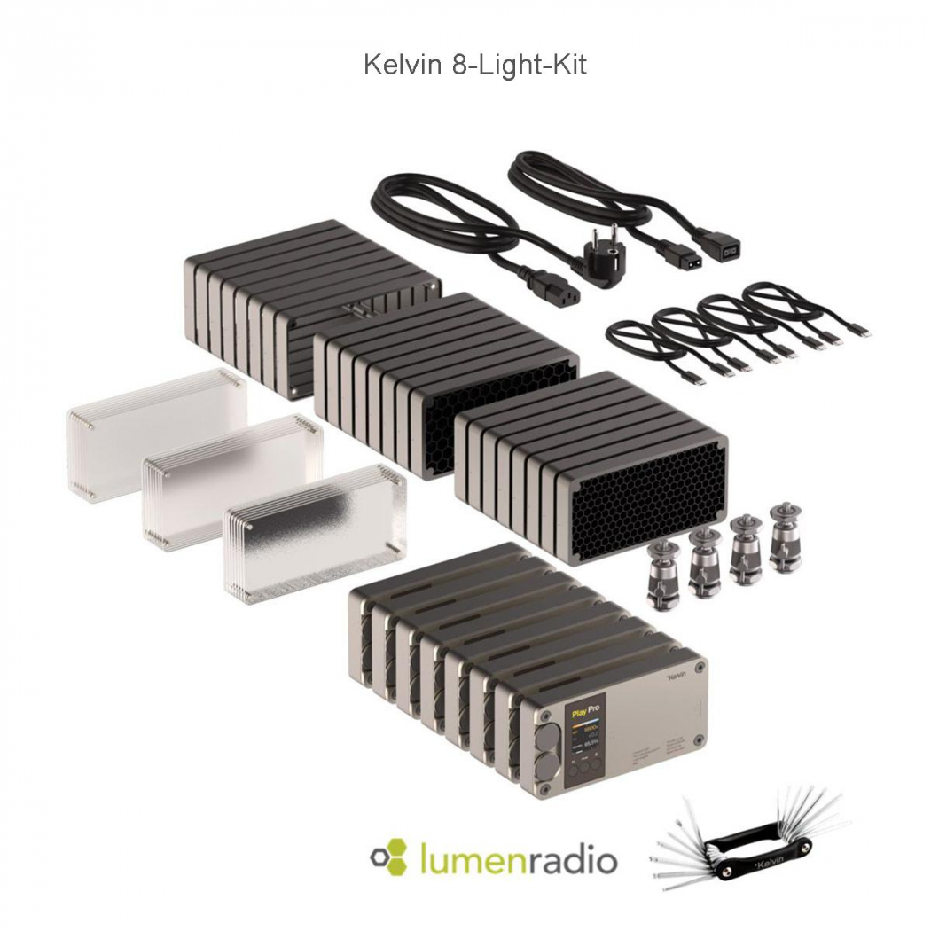 Kelvin PLAY PRO 8-Light Kit RGBACL LED-Leuchte - Foto Erhardt