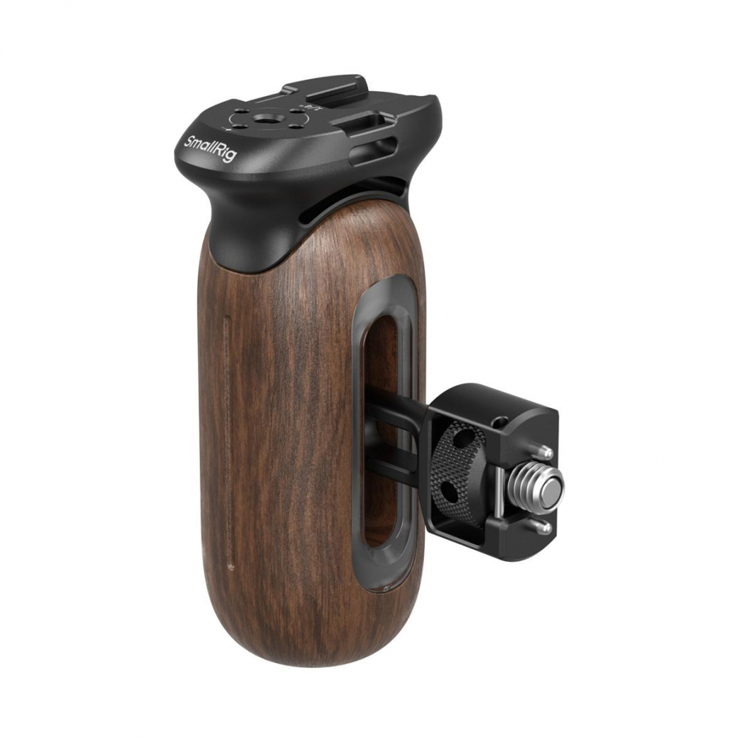 SmallRig 5238 Seitlicher Holzgriff mit Schrauben - Foto Erhardt