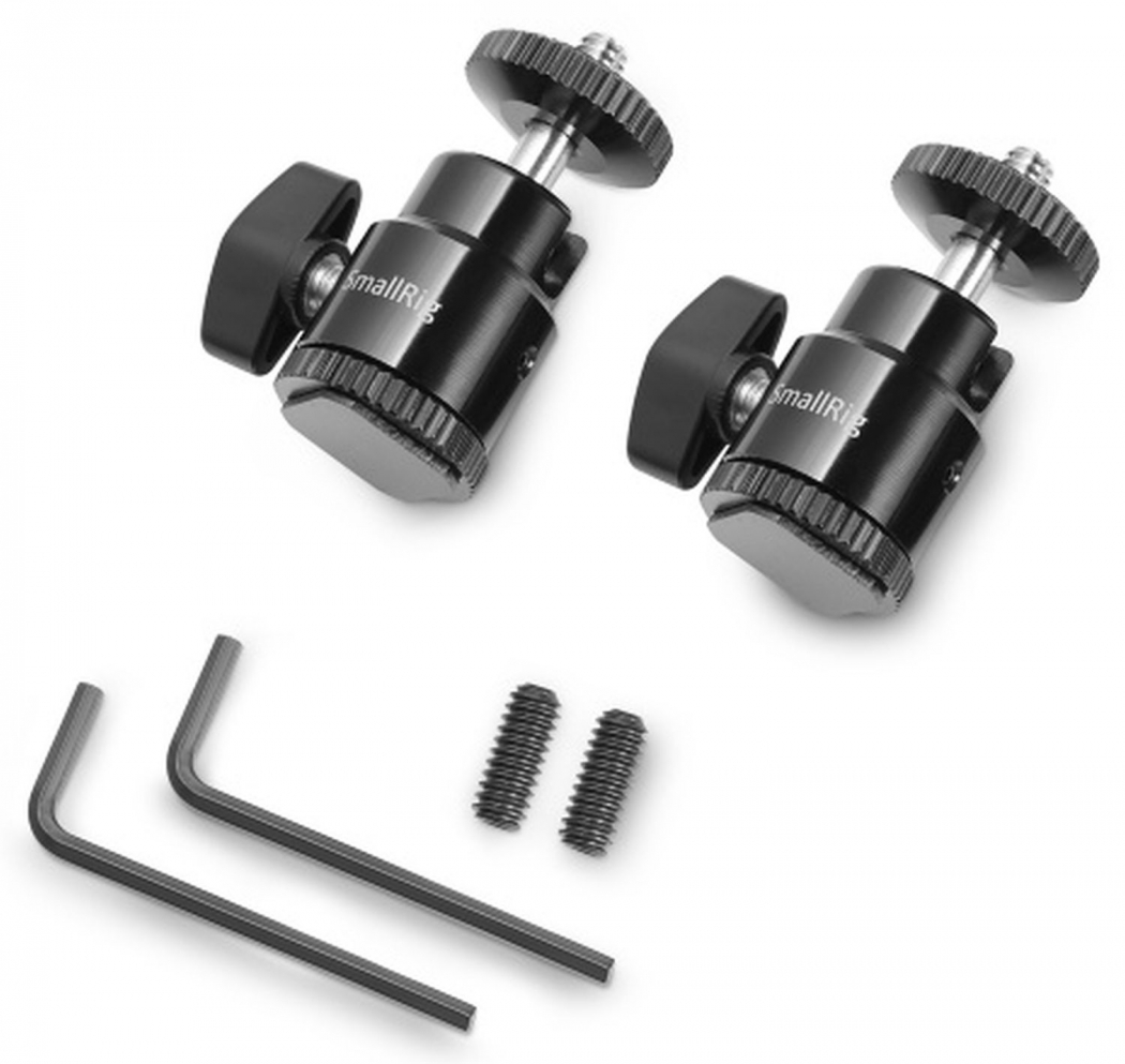 SmallRig 2059 Fixation pour sabot de flash 1/4 pack de 2 - Foto Erhardt