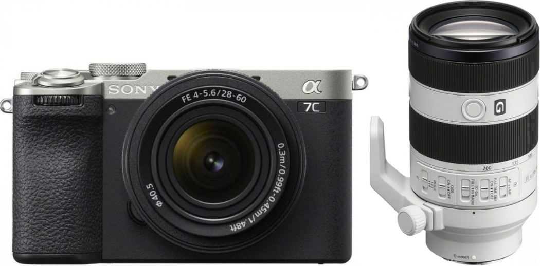 Sony Alpha ILCE-7C II argent + 28-60mm + 70-200mm f4 II - Foto Erhardt