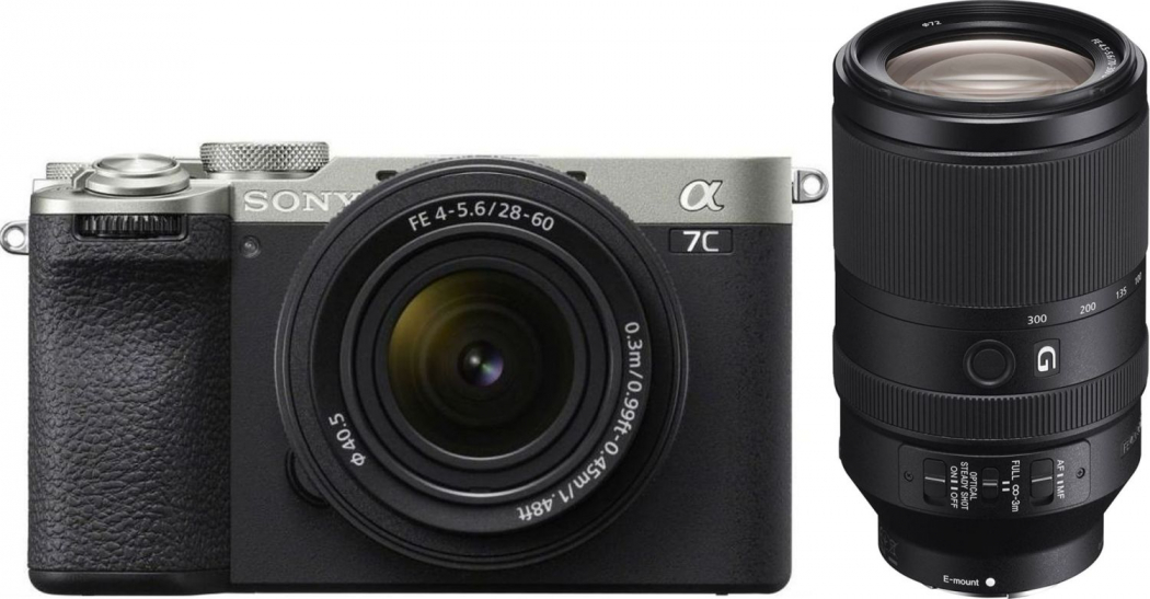 Sony Alpha ILCE-7C II silver + 28-60mm + 70-300mm - Foto Erhardt