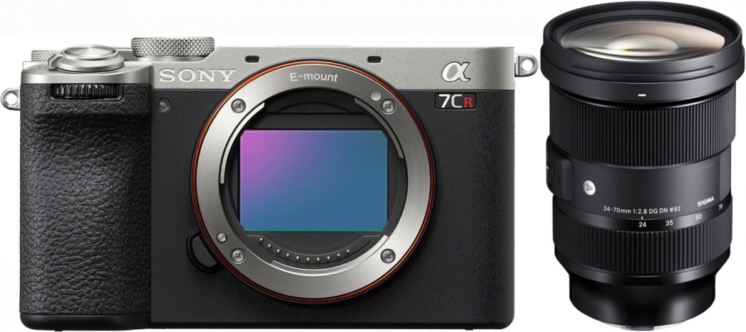 Sony Alpha ILCE-7CR silver + Sigma 24-70mm f2.8 DG DN (A) - Foto Erhardt