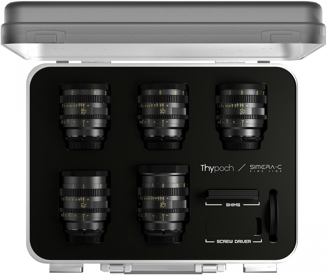 Thypoch Simera-C 5-Lens Kit T1.5 FF Prime M-Mount - Foto Erhardt