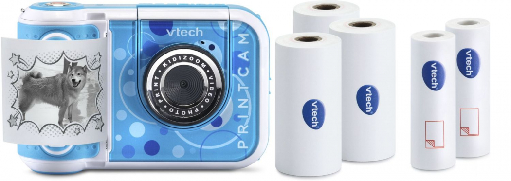 Vtech Kidizoom Print Cam Blau + Thermopapier - Foto Erhardt