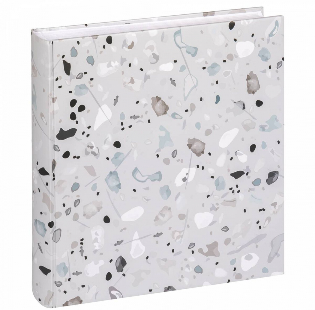 Walther FA-298-3 Album Design Terrazzo pierre grise 30x30 cm - Foto Erhardt