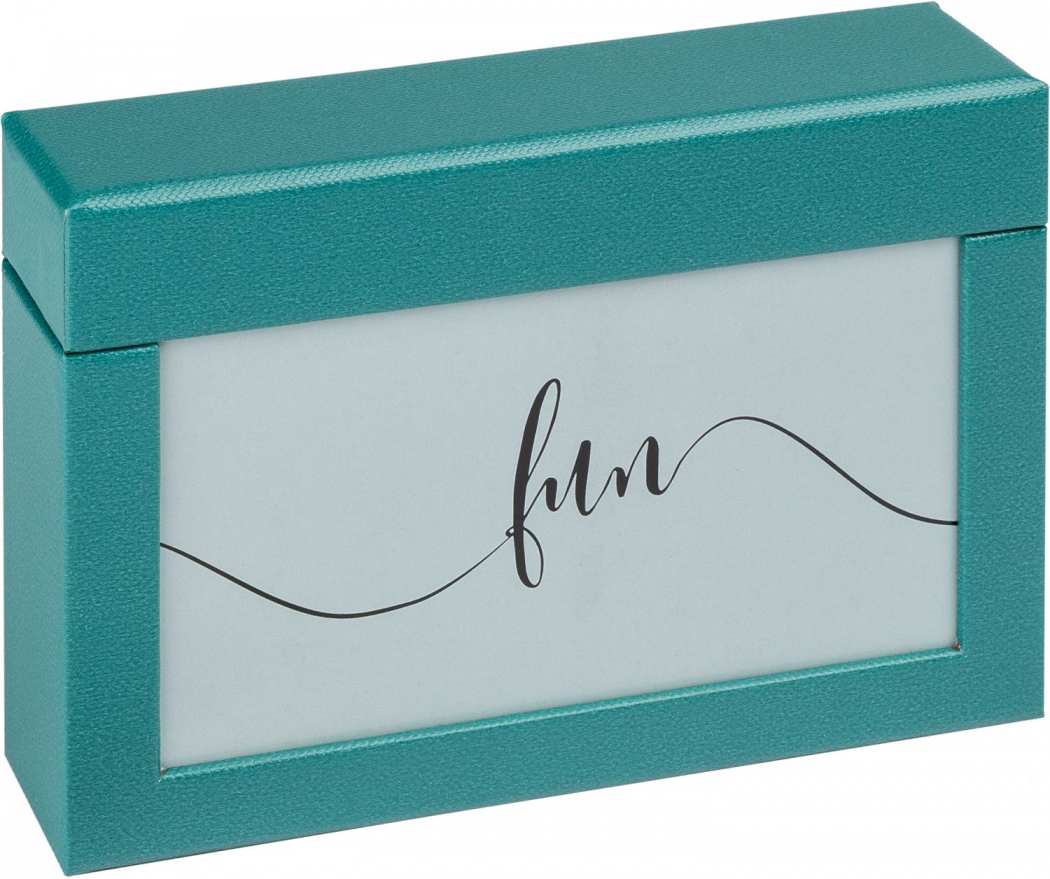 Walther FB-116-K Photo box 10x15 petrol green for 100 photos - Foto Erhardt