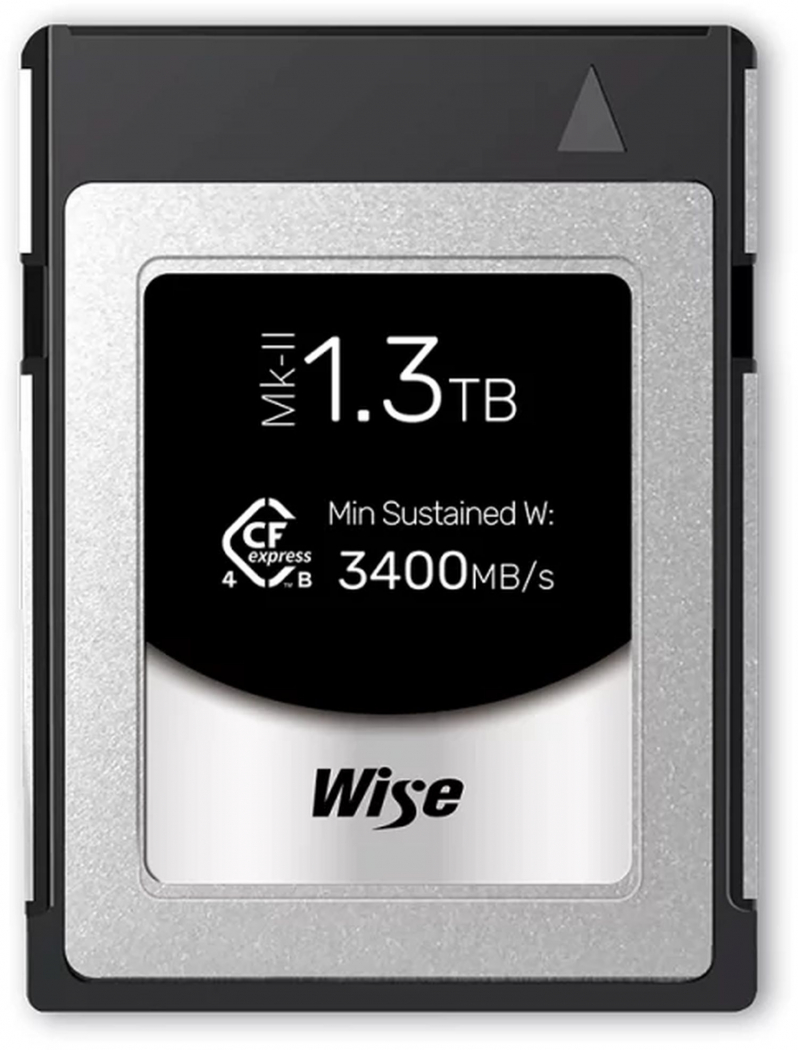 Wise CFexpress 4.0 Type B Pro 1.3TB 3400MB/s Mk-II - Foto Erhardt